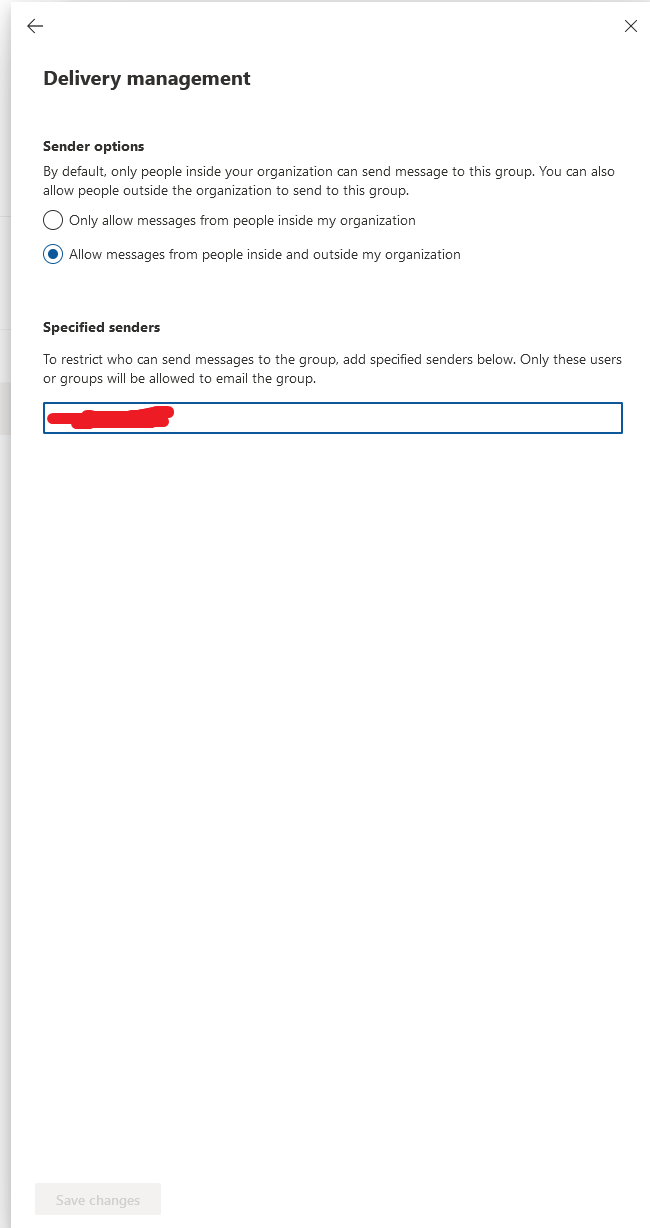 Adding External Email Address To The Specified Senders On A Distribution List Microsoft Qanda