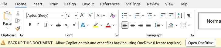 How to disable OneDrive banner in MS Office - Microsoft Q&A