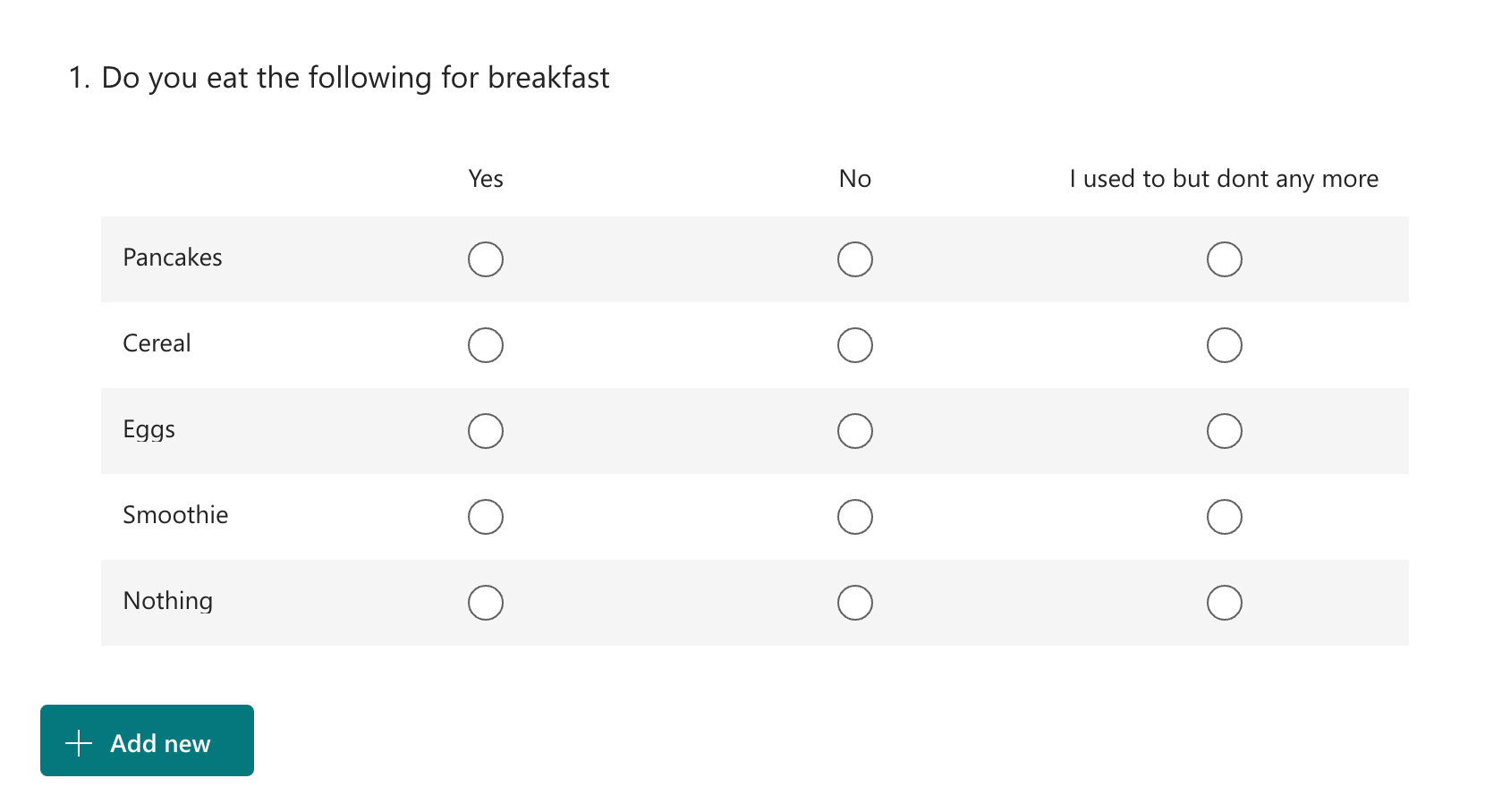 Can I add an open-end to likert? - Microsoft Q&A