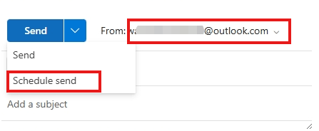 Schedule send is not an option in the outlook (new) - Microsoft Q&A