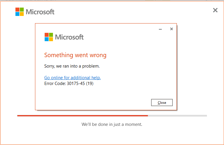 Something went wrong - Microsoft Q&A
