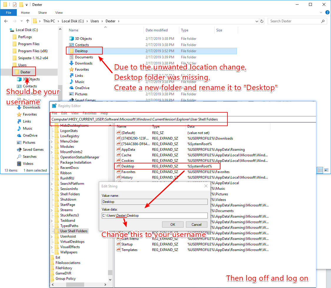 Restore defaults of desktop folder. - Microsoft Q&A