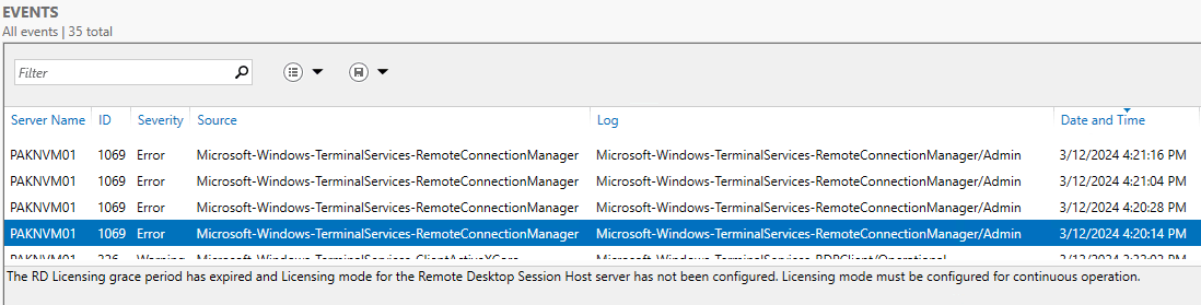 Remote session was disconnected because there are no Remote Desktop ...