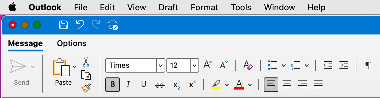 How to access paragraph formatting in Outlook for Mac? - Microsoft Q&A