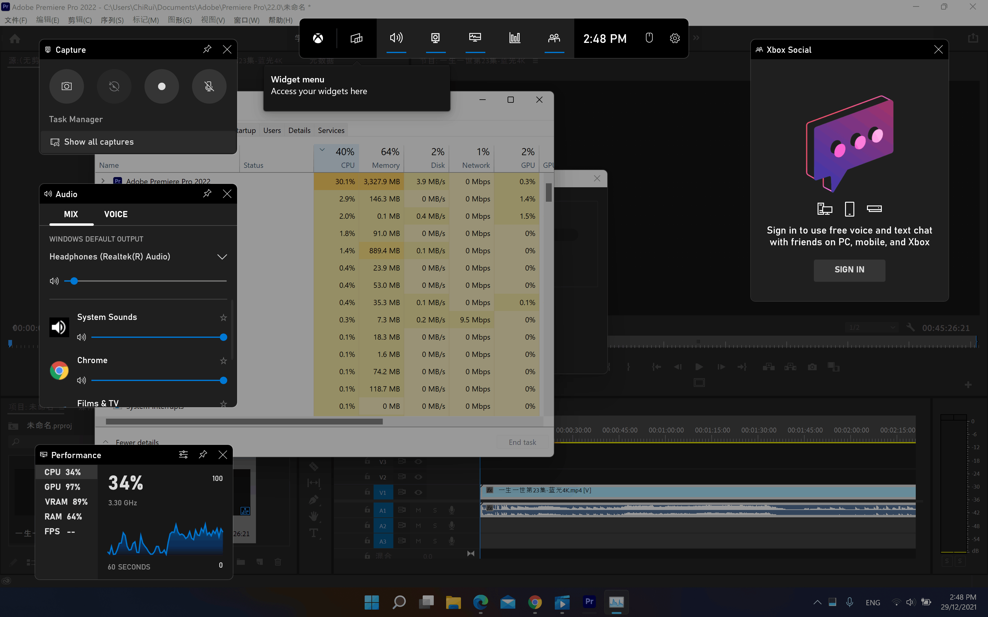 Is performance manager in task manager more accurate or xbox ...