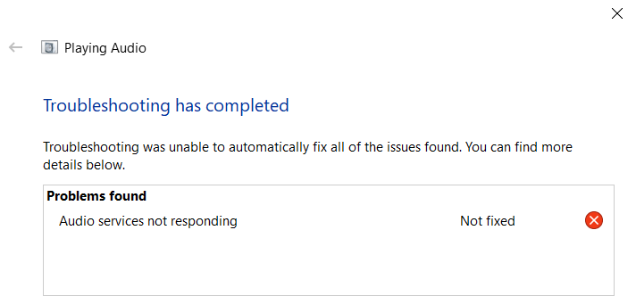 Sound not working after Windows updates - Microsoft Q&A