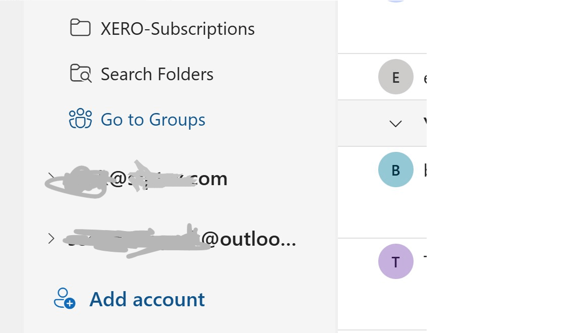 why there is no 'add account' in my outlook email account? - Microsoft Q&A