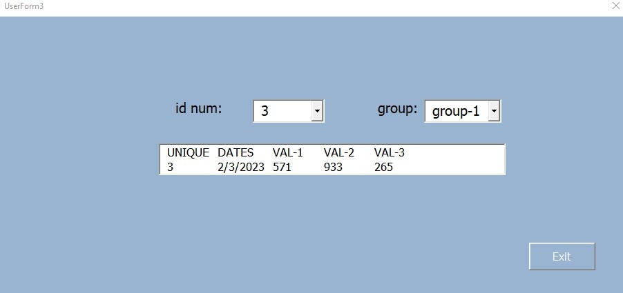 VBA code to populate userform with table data - Microsoft Q&A