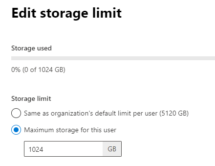 I have assigned OneDrive License to one of my users. I have default ...