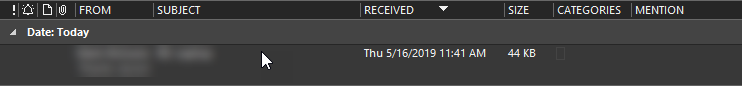 Hover over an email in Outlook app to see sender details like you can ...