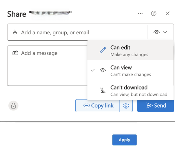 OneDrive Download Button Disappeared for External Receiver - Microsoft Q&A
