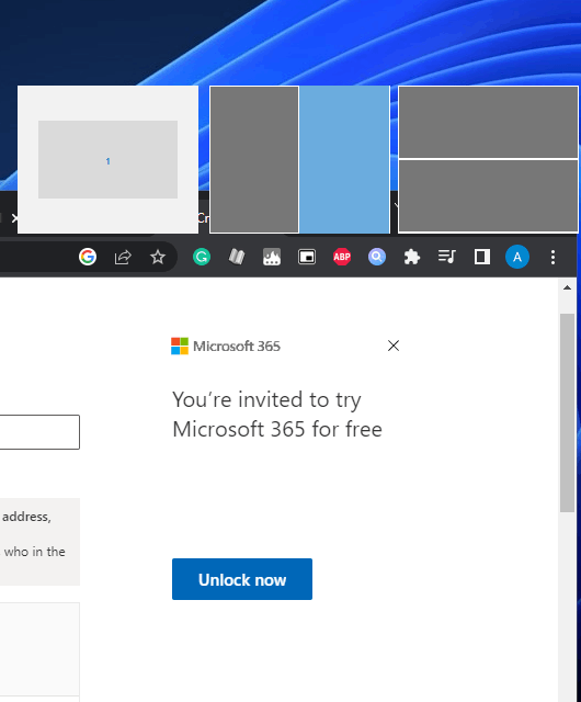 How can I get rid of this windows layout popup when dragging a window? - Microsoft Q&A