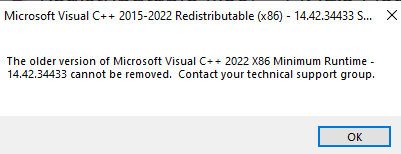 how to install microsoft visual c++ 2015 to 2022 redistributable package (x86) 14.42.34433 ...
