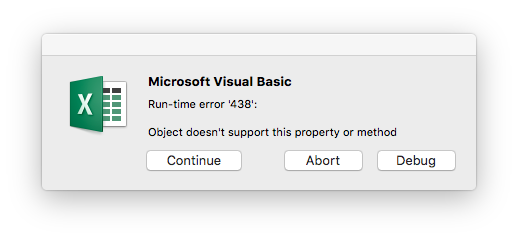 VBA problem in Excel 2016 - Microsoft Q&A