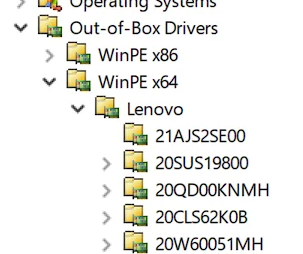 MDT Offline Media - Copying drivers to a non existing drive ...