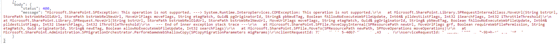 SharePoint Online throws error "Microsoft.SharePoint.SPException: This ...