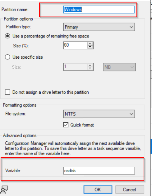 SCCM TS Issue with Letter drive - Microsoft Q&A