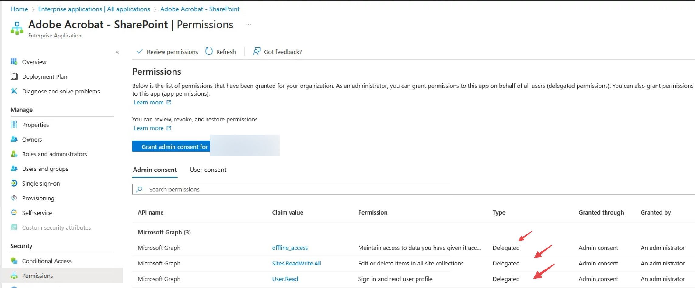Adding SharePoint site as Adobe Acrobat storage fails - Microsoft Q&A