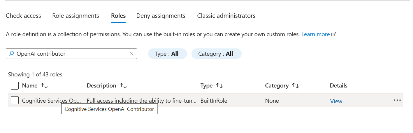 Create a custom model option is greyed out in Azure OpenAI Studio ...