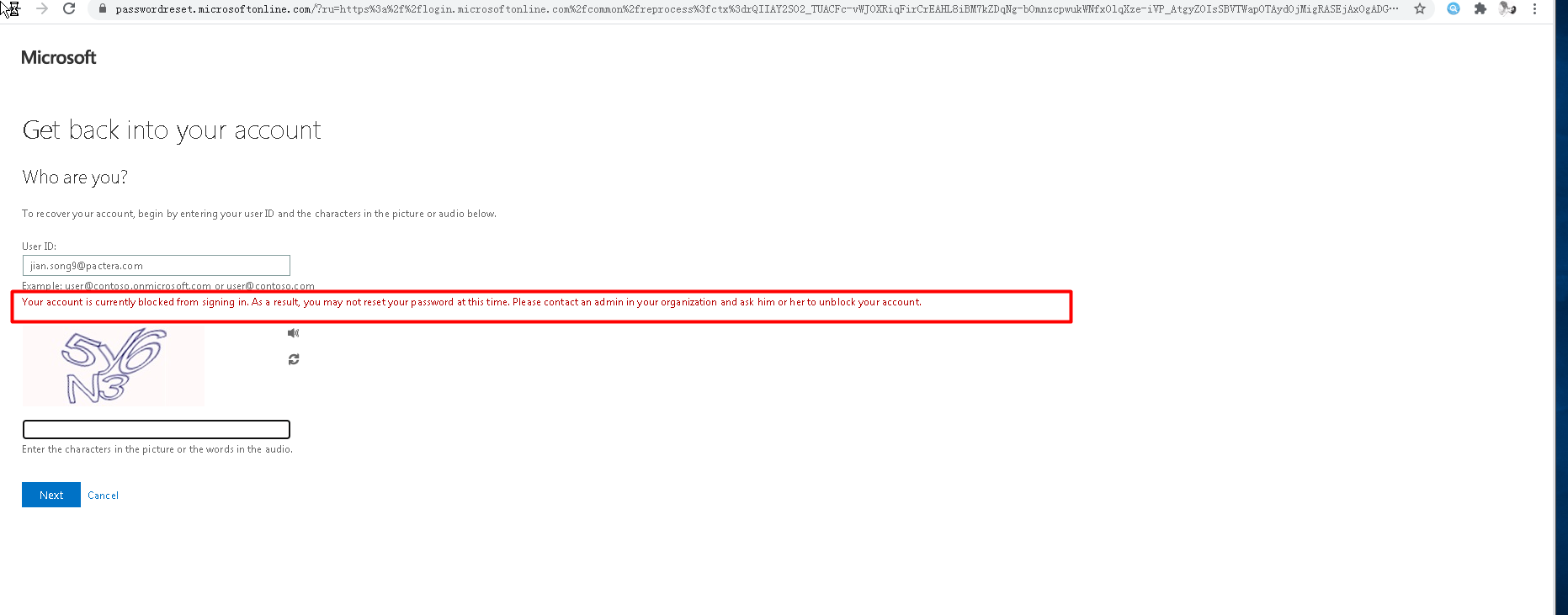How to unblock my outlook account? - Microsoft Q&A