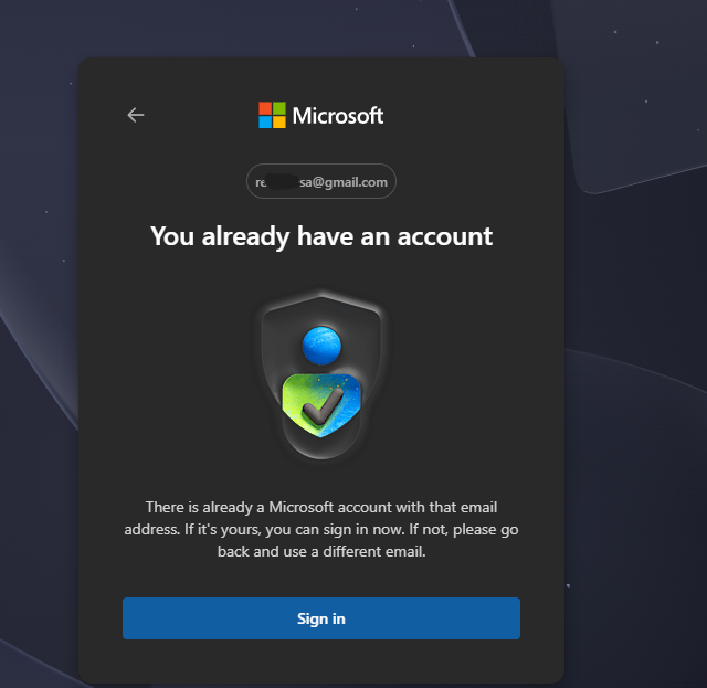 Why is my account not recognized? Yet recognized at the same time ...