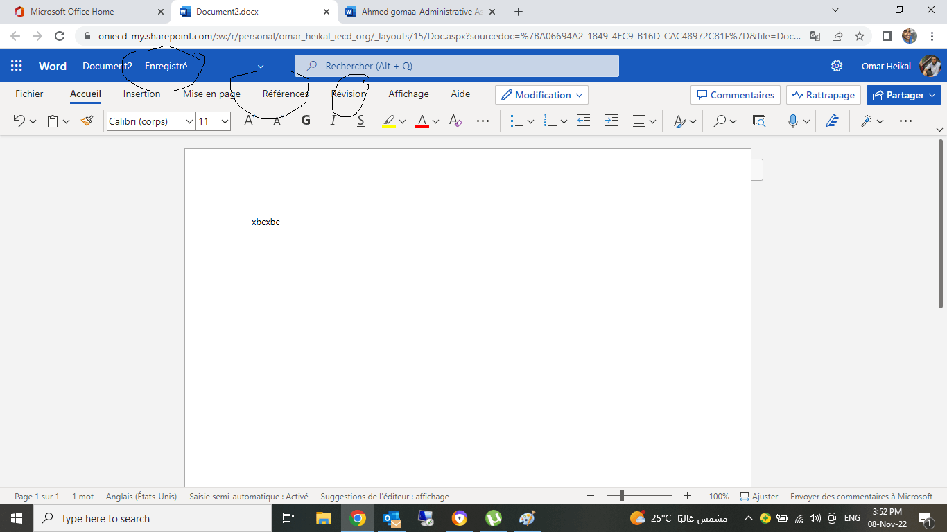 I can't change Microsoft word language from French to English when i ...