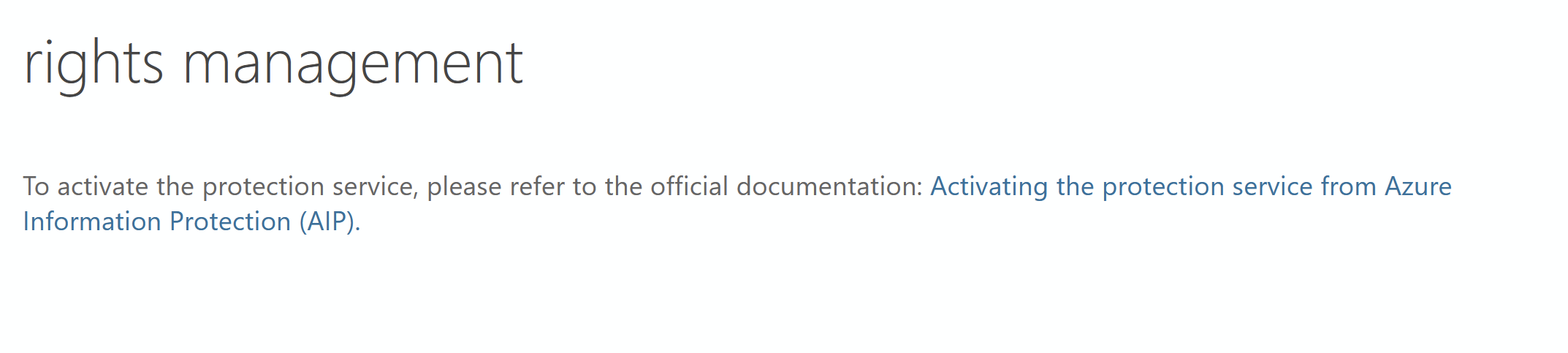 Problem activating the protection service from Azure - failing to ...