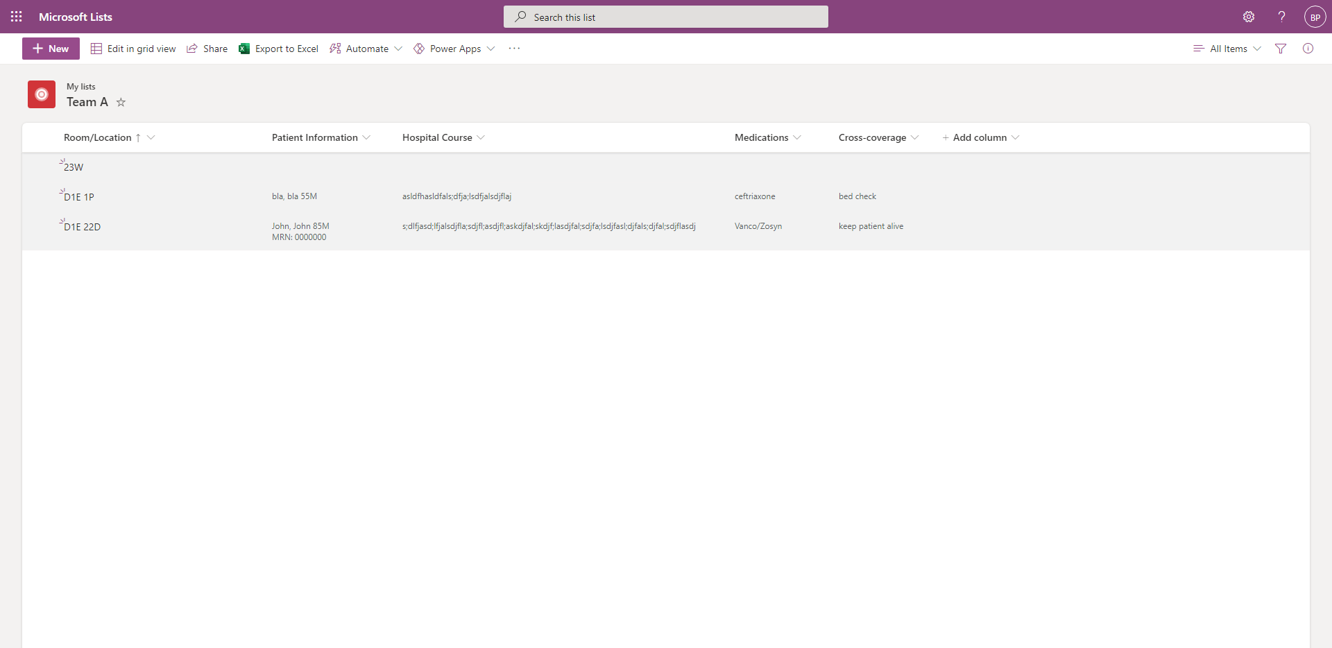 Microsoft Lists - printing the list - Microsoft Q&A