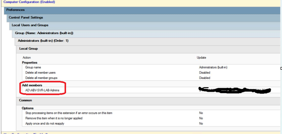 How to edit the local users and groups in the GPO Preferences using scripts? - Microsoft Q&A