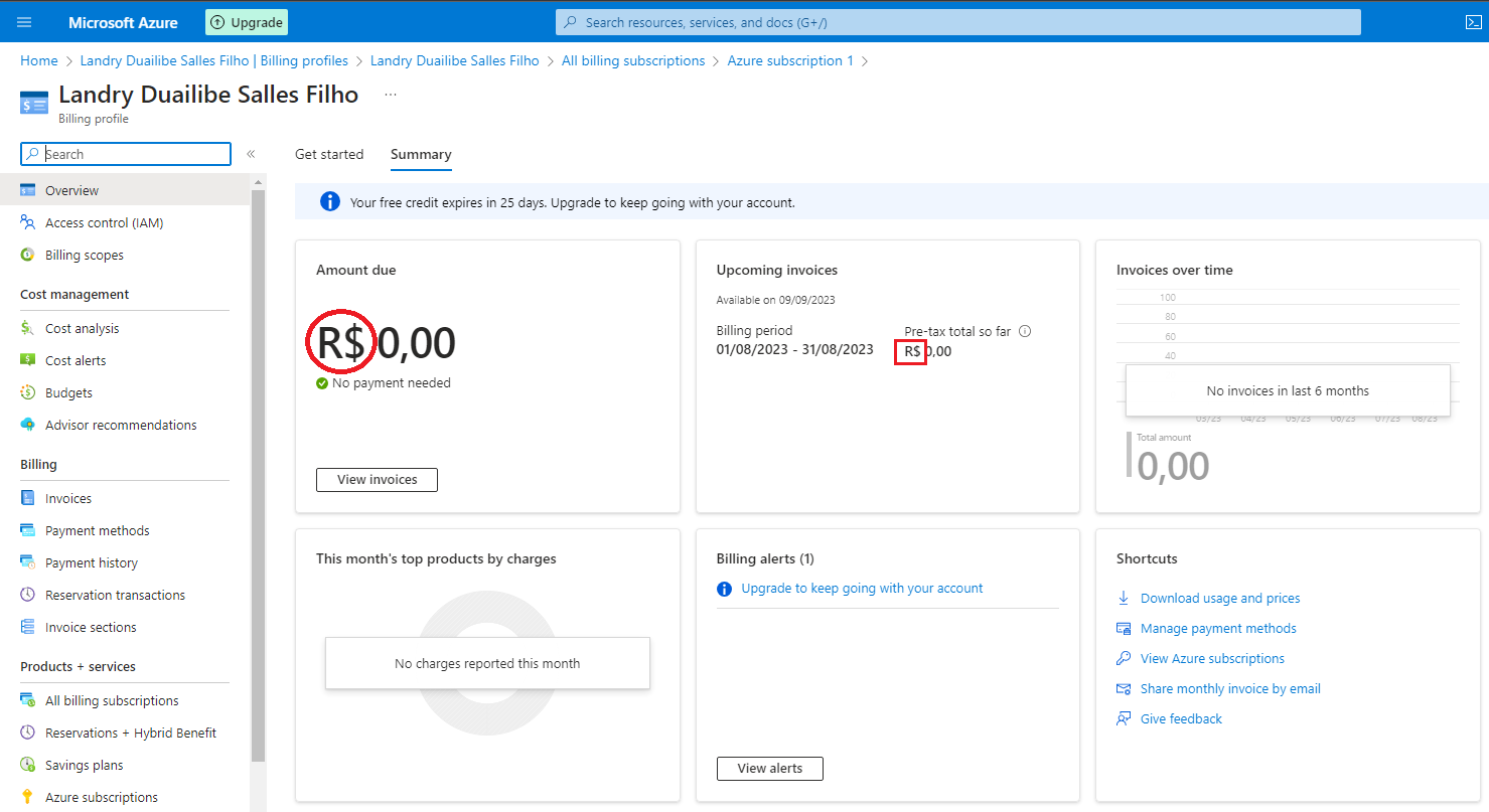 Azure Free-Account credit and calculators in diferents currencys ...