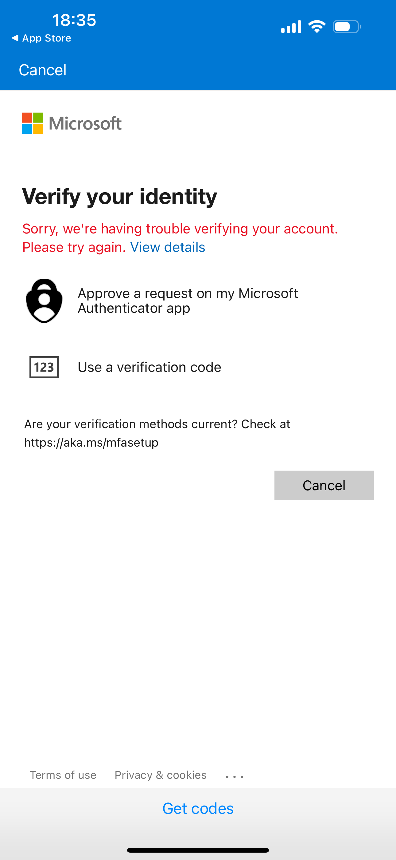 Log in to authenticator app - Microsoft Q&A
