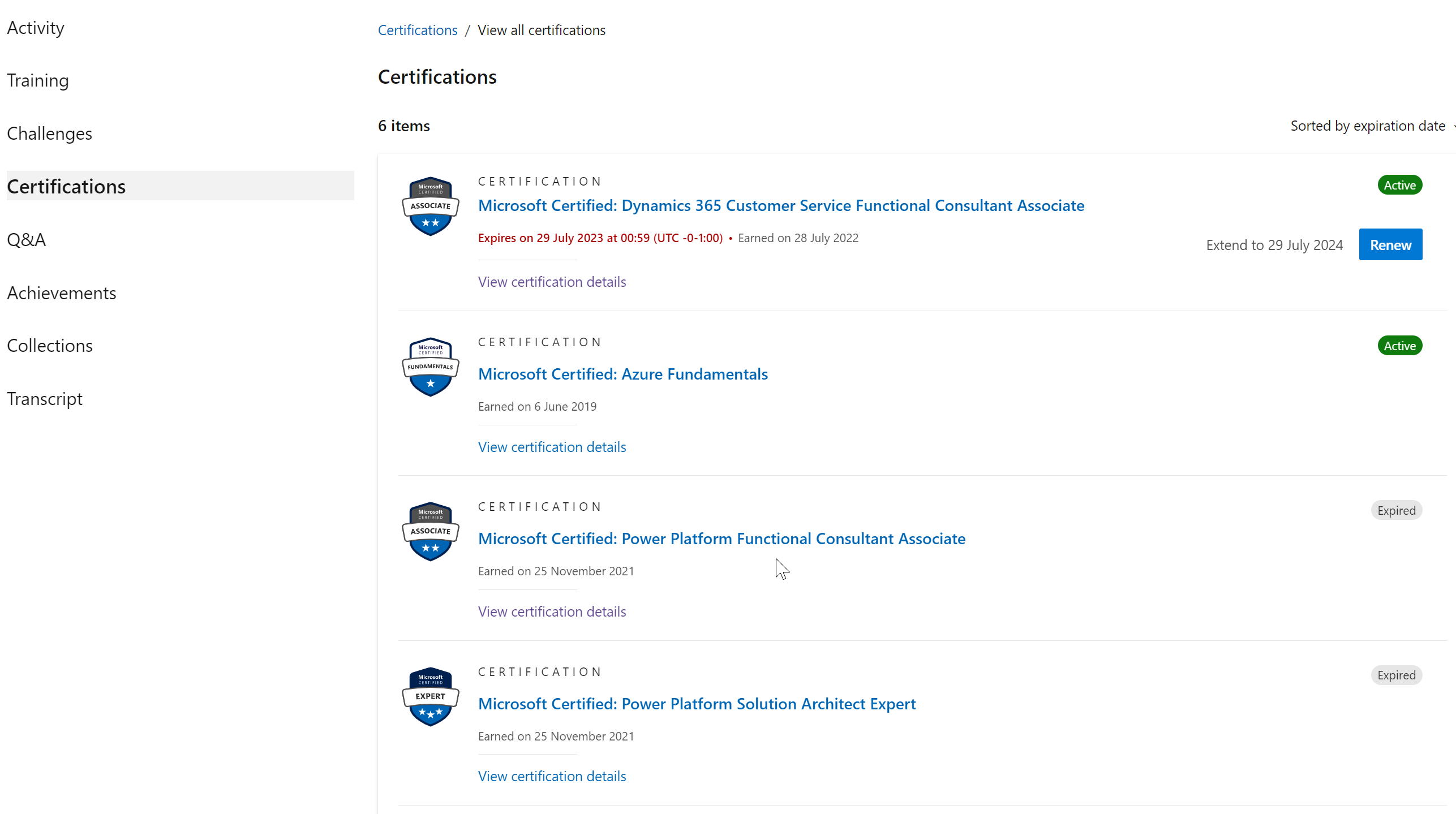 Certification confusion - Microsoft Q&A