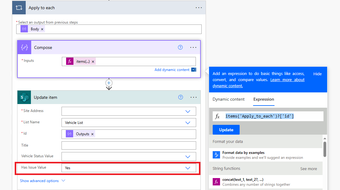 Creating Power Automate Flow to Update Specific Items in Sharepoint list - Microsoft Q&A