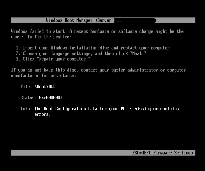 How to solve this issue with MECM deployment Windows 2022? - Microsoft Q&A