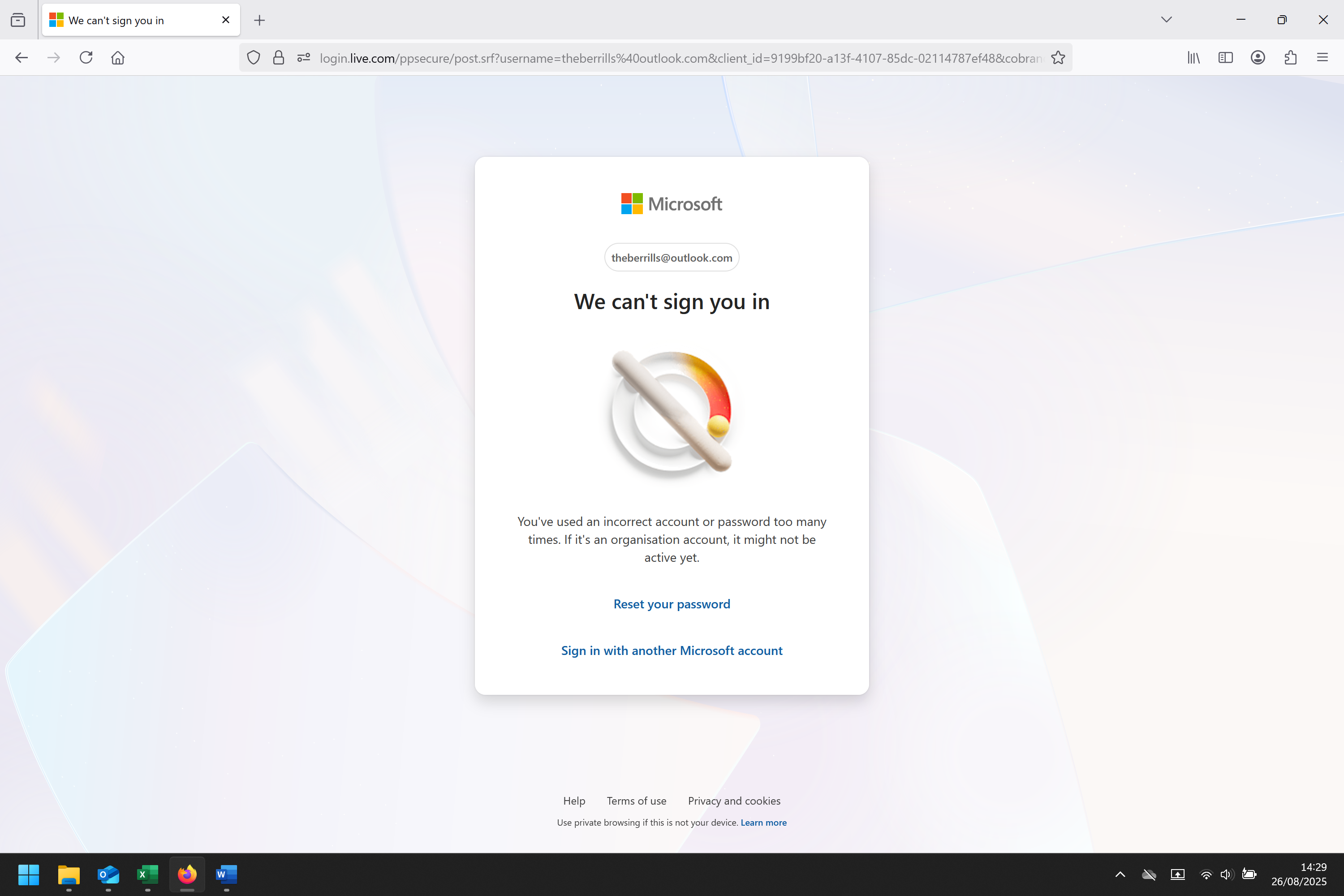 Forgotten passord on a new hotmail account - Microsoft Q&A