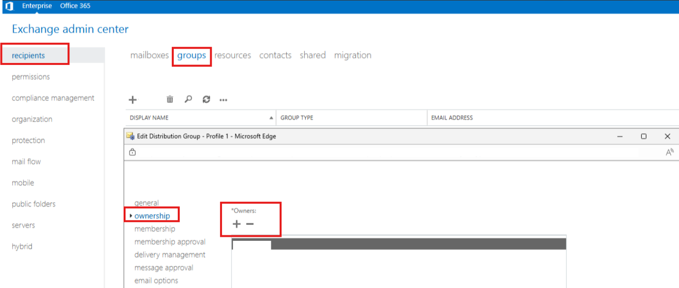 How do I change owners on PDL - Microsoft Q&A
