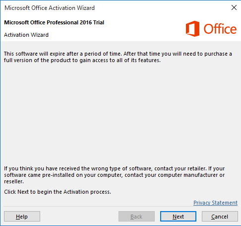 Office 365 2016 Preview Activation Error 0x8004FC12 - Microsoft Q&A