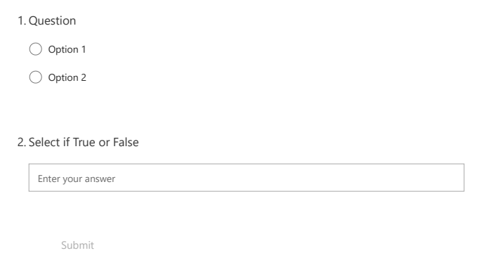 Microsoft Forms - Quiz Printouts Show Answers to Short Answer Questions ...
