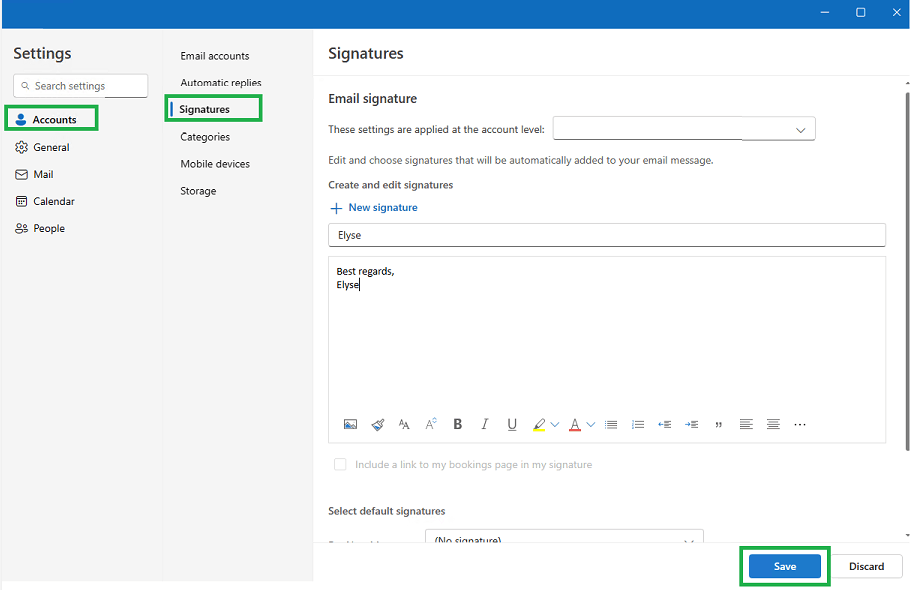 New Outlook - How do I set multiple signatures? - Microsoft Q&A