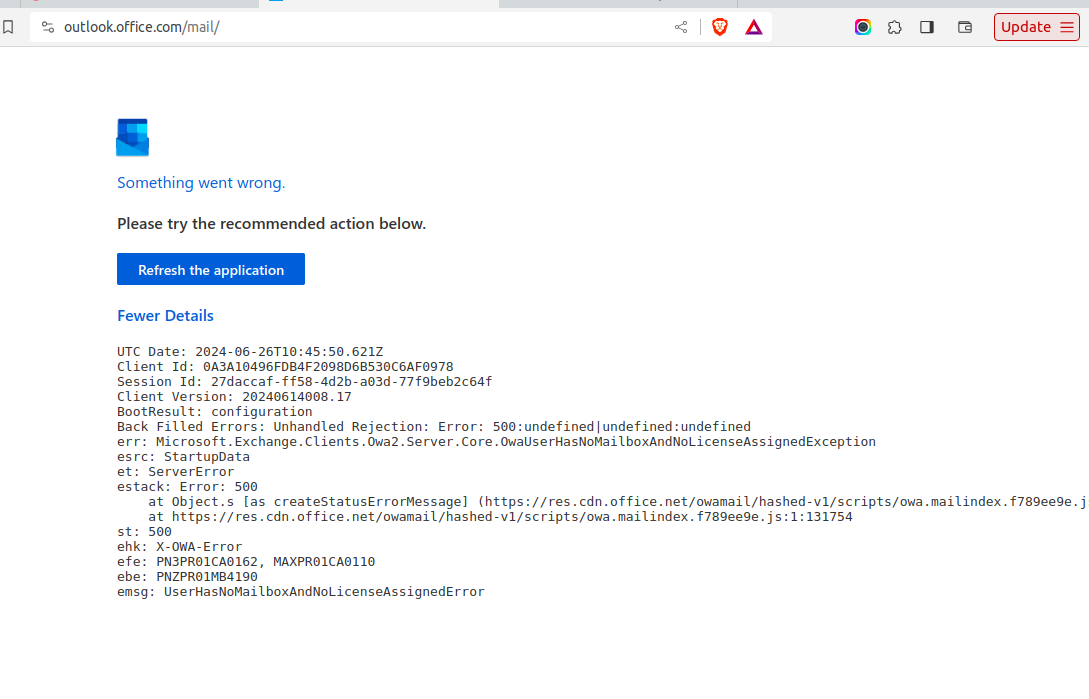 Outlook not opening for Microsoft 365 account - Microsoft Q&A