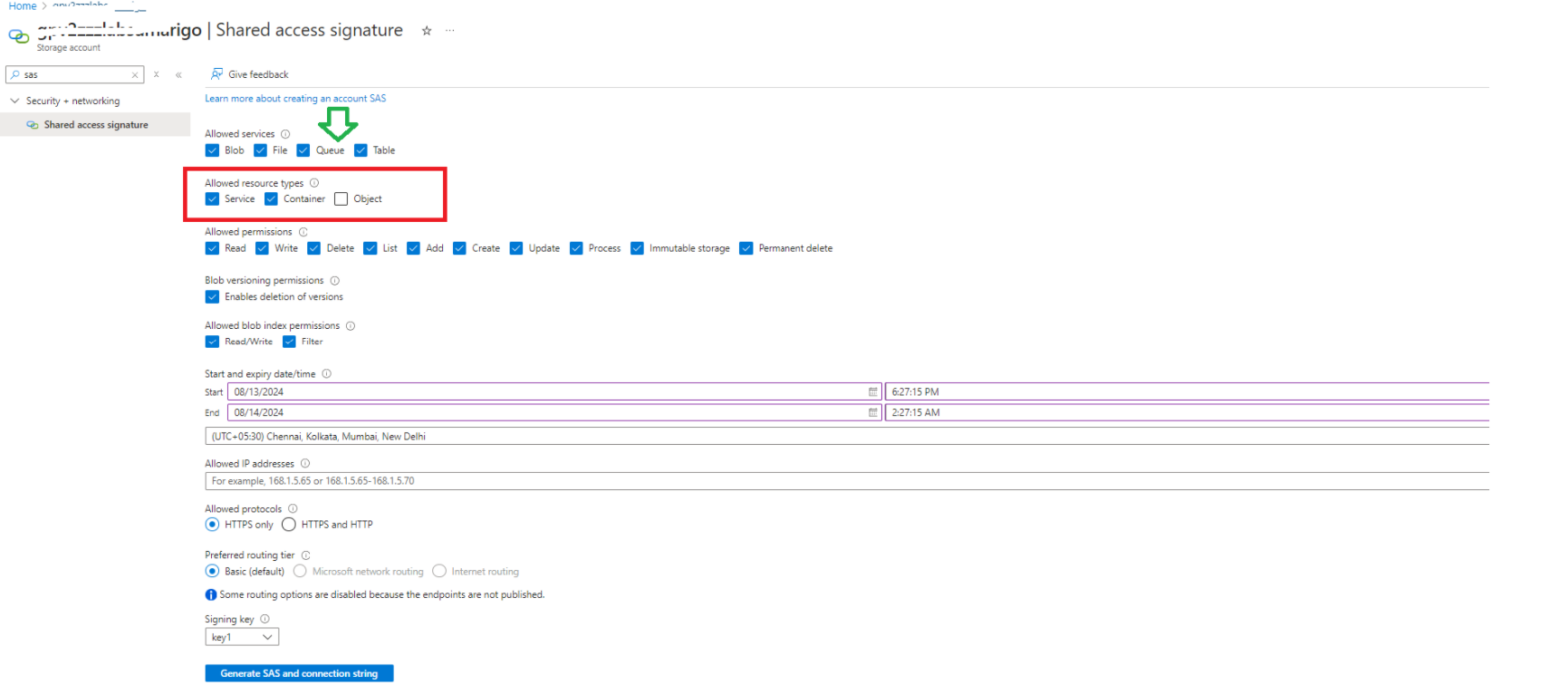 Can connect to Storage but cannot view blob containers, file shares, tables - Microsoft Q&A