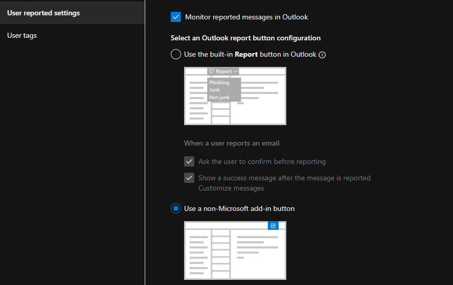 New Report button in Outlook 2407 - How do i remove it? - Microsoft Q&A