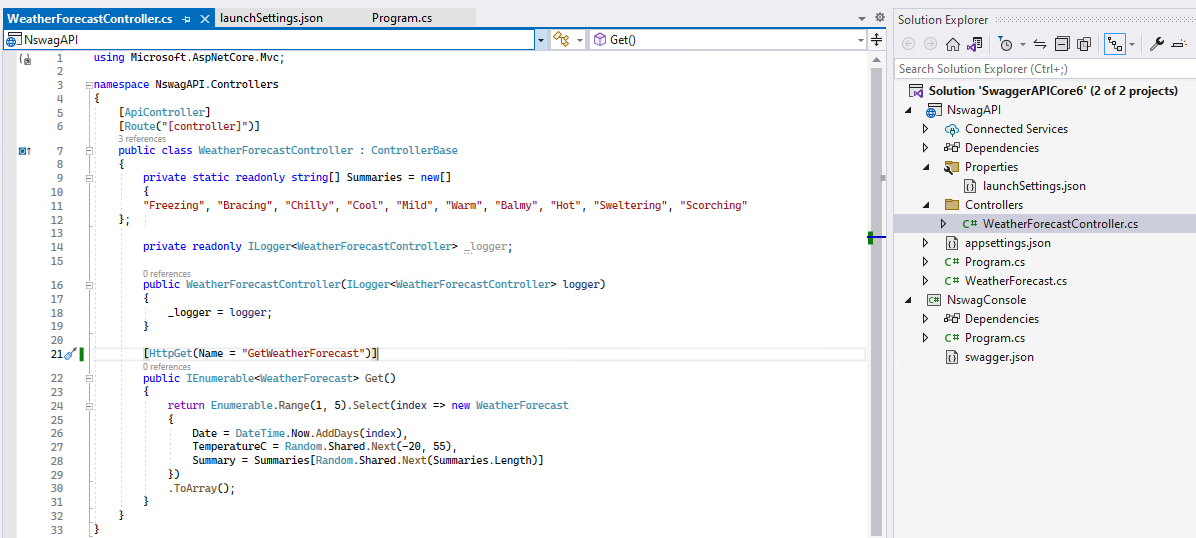 ASP.NET Core Web API (OpenAPI) Client issue with NSwag toolchain ... ASP.NET Core Web API (OpenAPI) Client issue with NSwag toolchain ...
