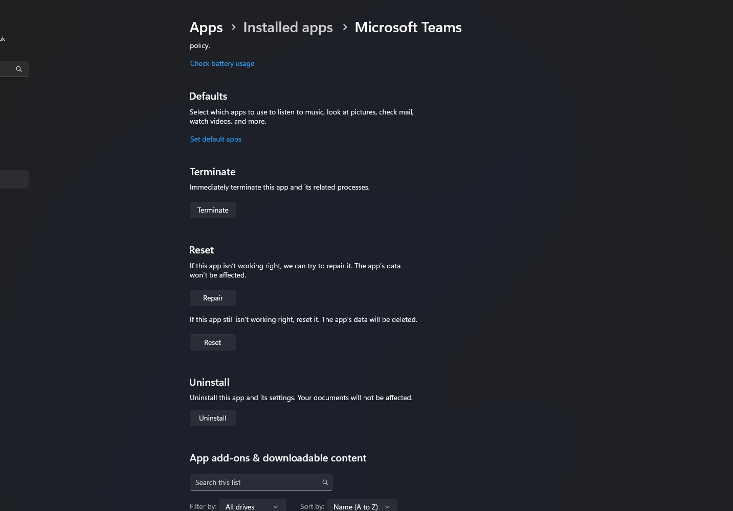 The Team tab disappears in Teams - Microsoft Q&A