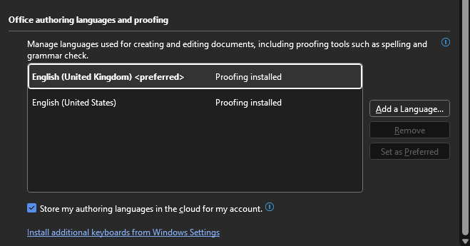 Visio language overidden to US English instead of UK English, can't ...