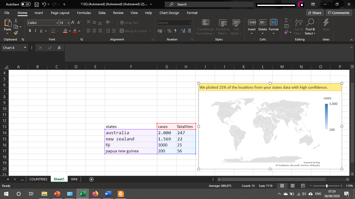Map Chart In Excel Microsoft Q A
