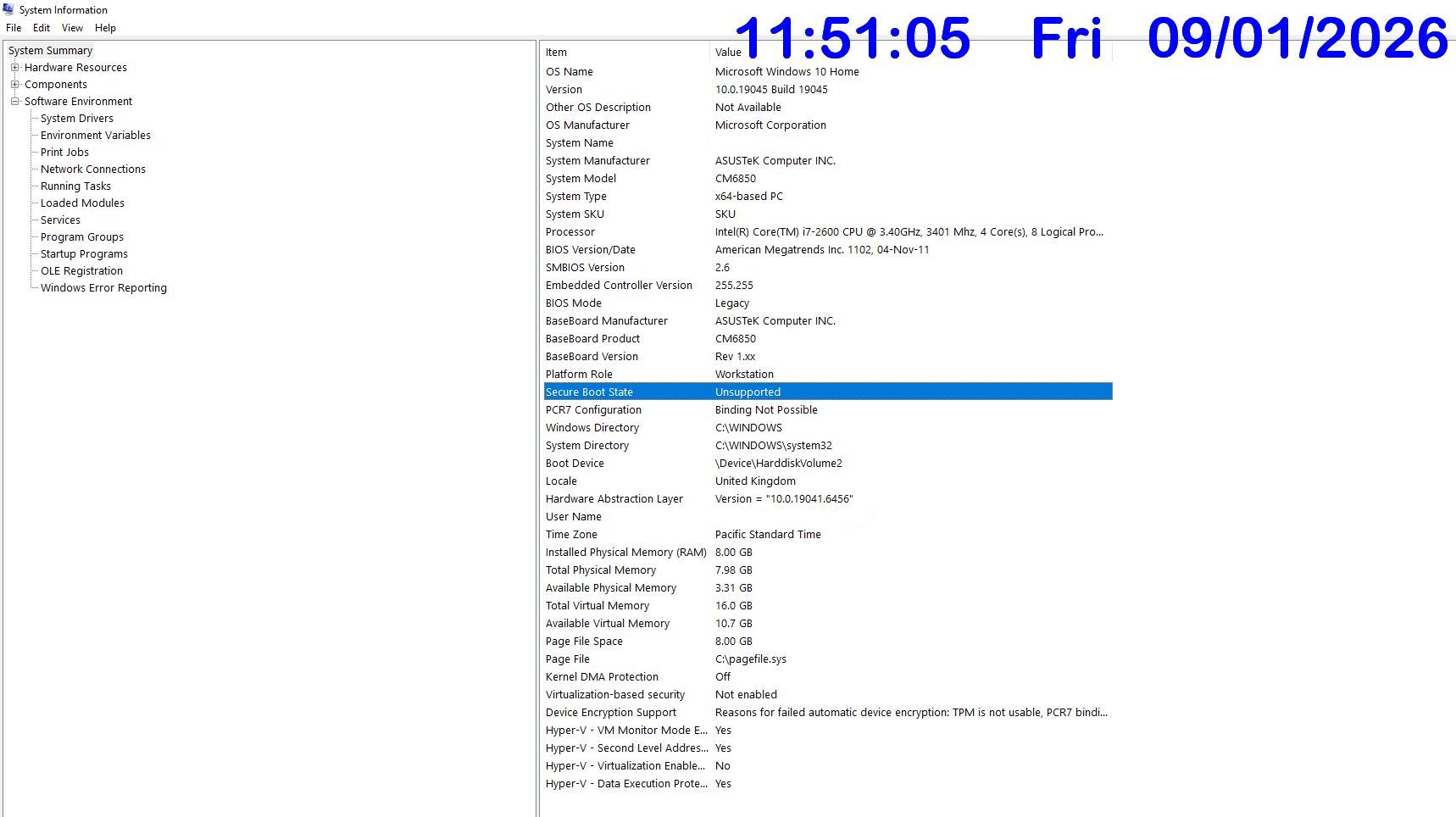 Secure Boot issues - Microsoft Q&A