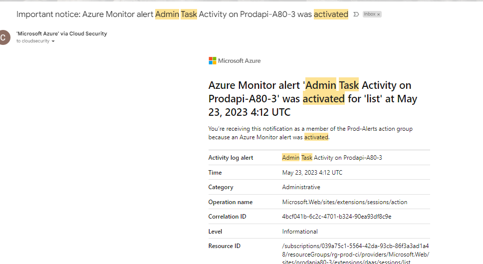 How to check Alerts triggered on App Services - Microsoft Q&A