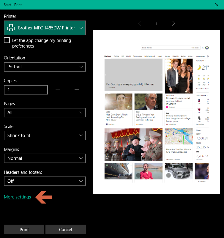 No 2 on 1 printing in Windows 10 - Microsoft Q&A