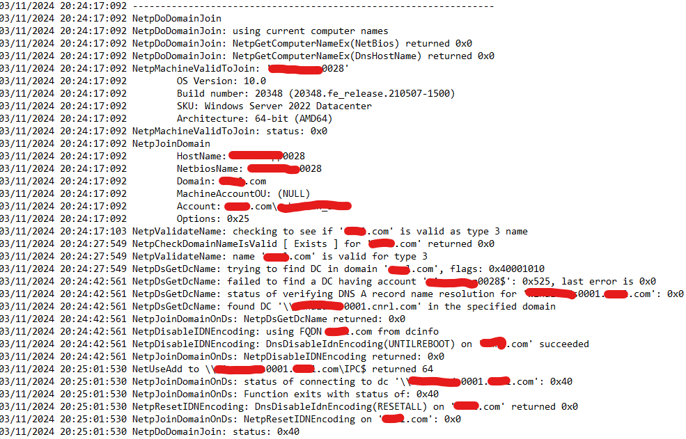 Why my Windows Server 2022 Datacenter can't join the domain ...